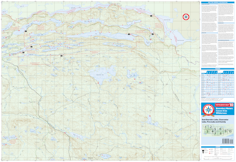 Voyageur Maps - #10 - BWCA