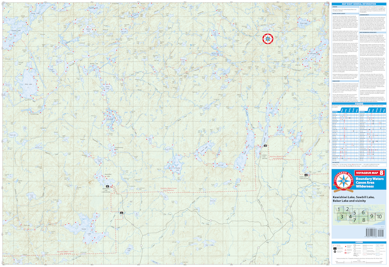 Voyageur Maps - #8 - BWCA